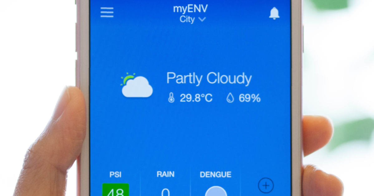 Most Popular Weather App in Singapore - myENV for NEA | Buuuk